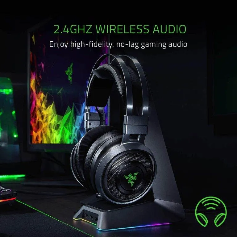 The Epic Razer Nari Ultimate Wireless 7.1 Gaming Headset