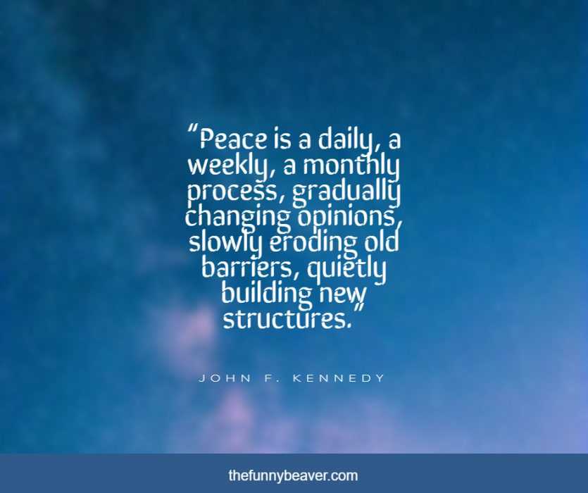 13 Inspiring Quotes On Peace | The Funny Beaver #peacequotes