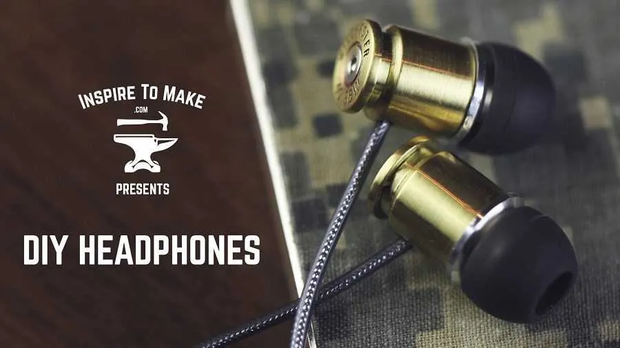 Simple DIY Headphones Out Of Shell Casing Headphones