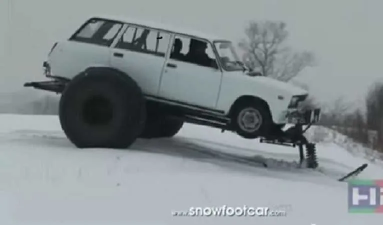 Snowfootcar Conversion - Snowmobile Conversion For Your Car