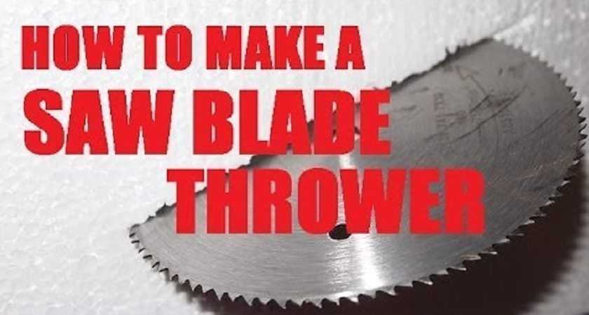 How To Build The Saw Blade Slinger AKA The Disaster Bat