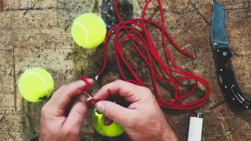Tennis Ball Bola Trap - How To Make One, Cheap And Easily.