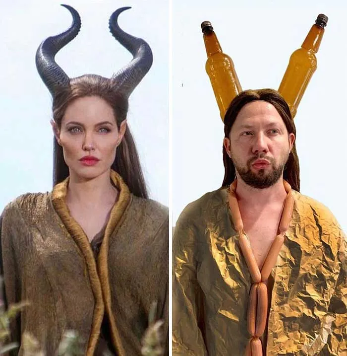 30 Hilarious Recreations Of Celebrity Photos